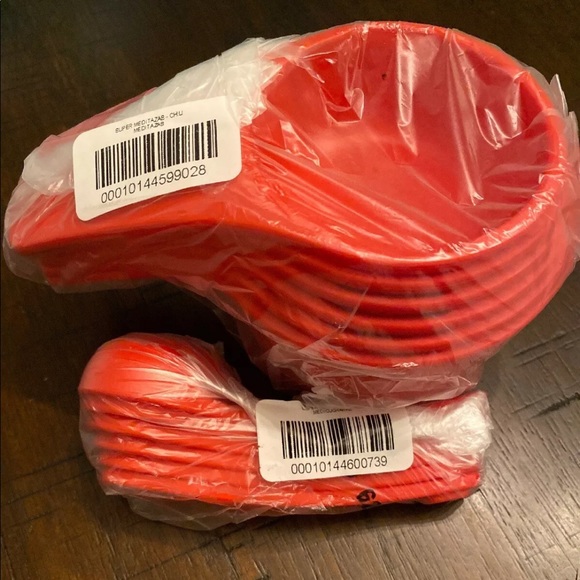 Tupperware | Other | Tupperware Measuring Mates Set Chili Rec | Poshmark